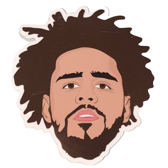 Pro & Hop J. Cole Sticker - Ola Surf & Lifestyle